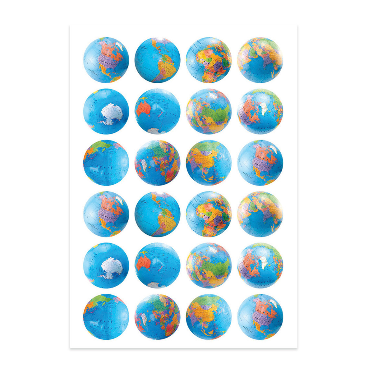 STICKERS - GLOBE - Creative Kids