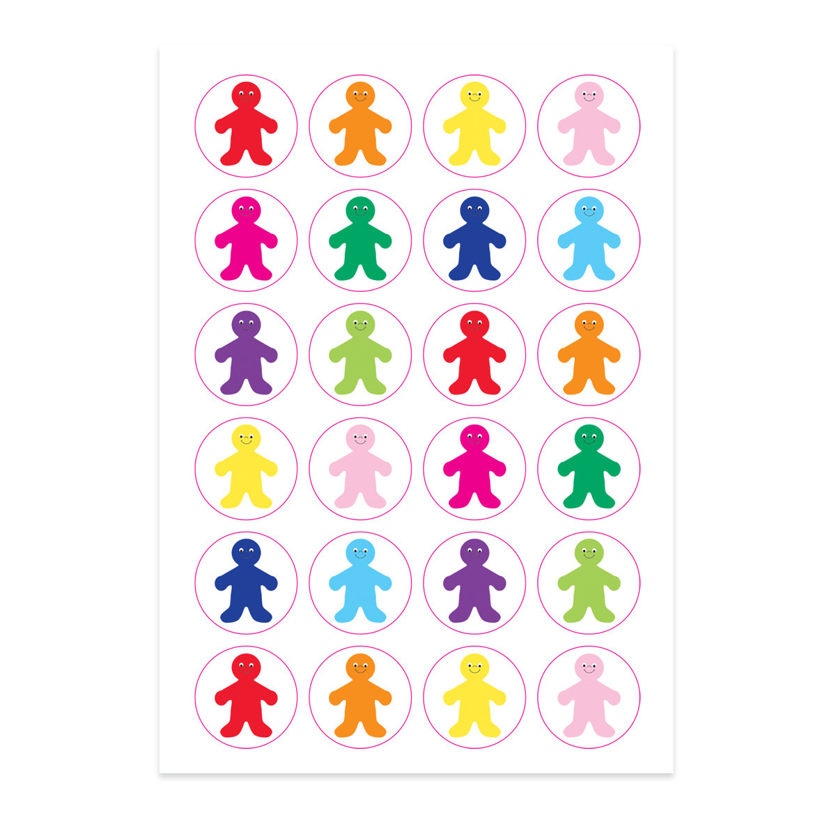 STICKERS - RAINBOW PEOPLE 1