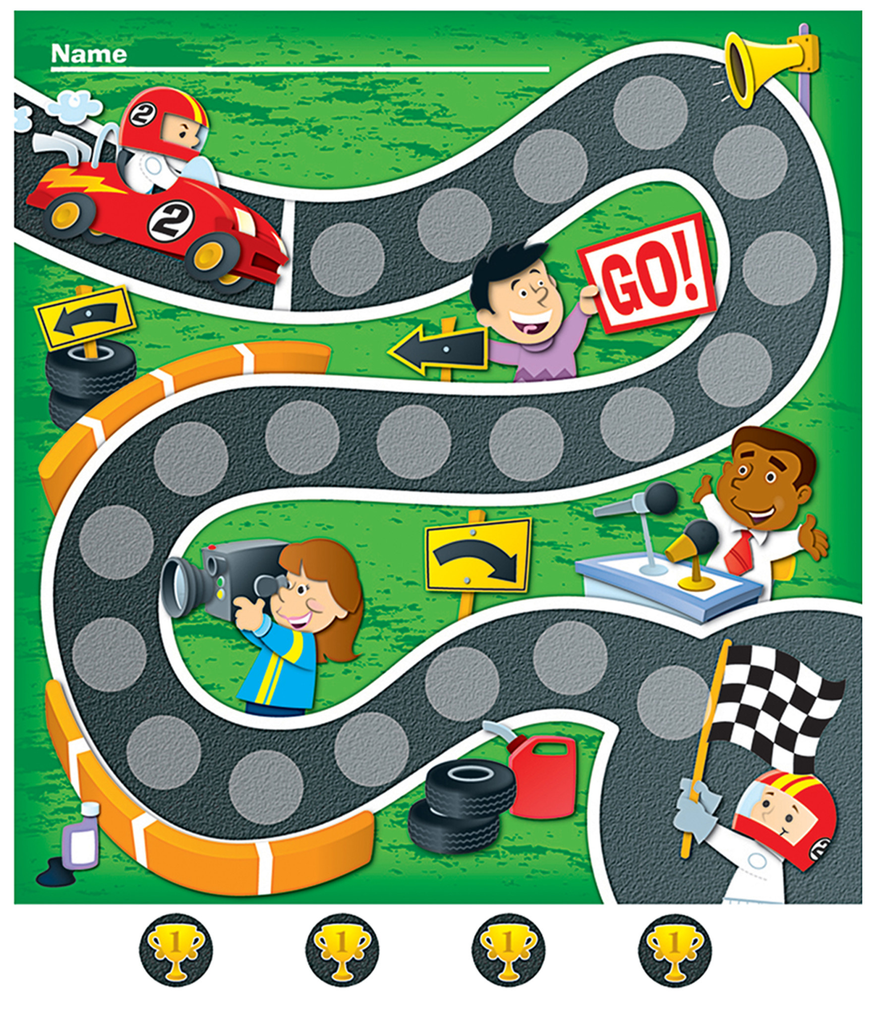 MINI INCENTIVE CHART: RACING - Creative Kids