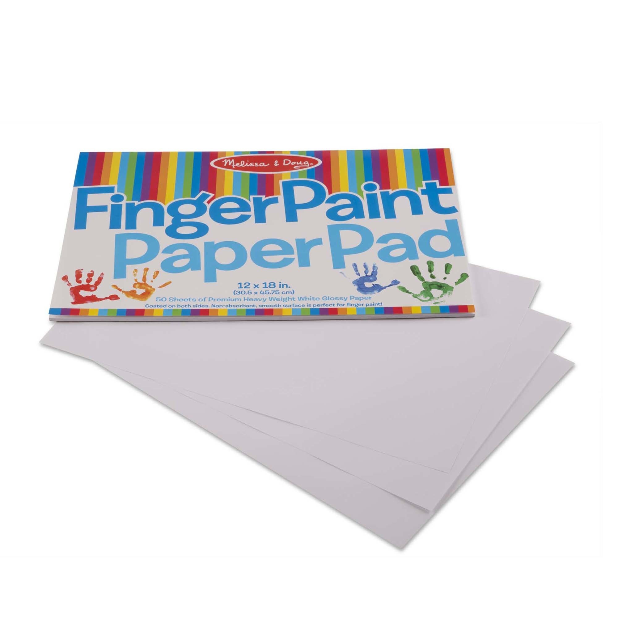 FINGER PAPER PAD-50 SHEET - Creative Kids