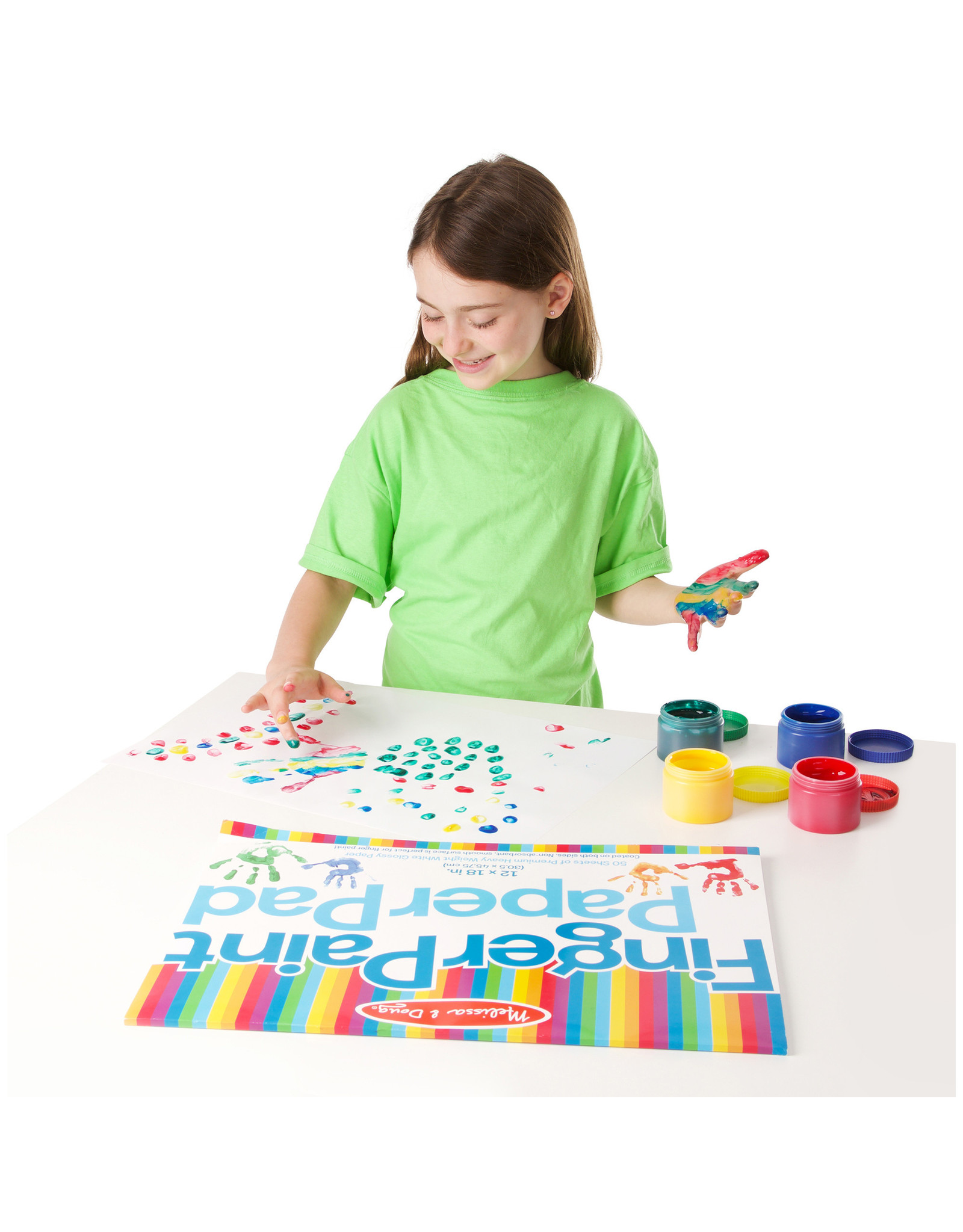 FINGER PAPER PAD-50 SHEET - Creative Kids