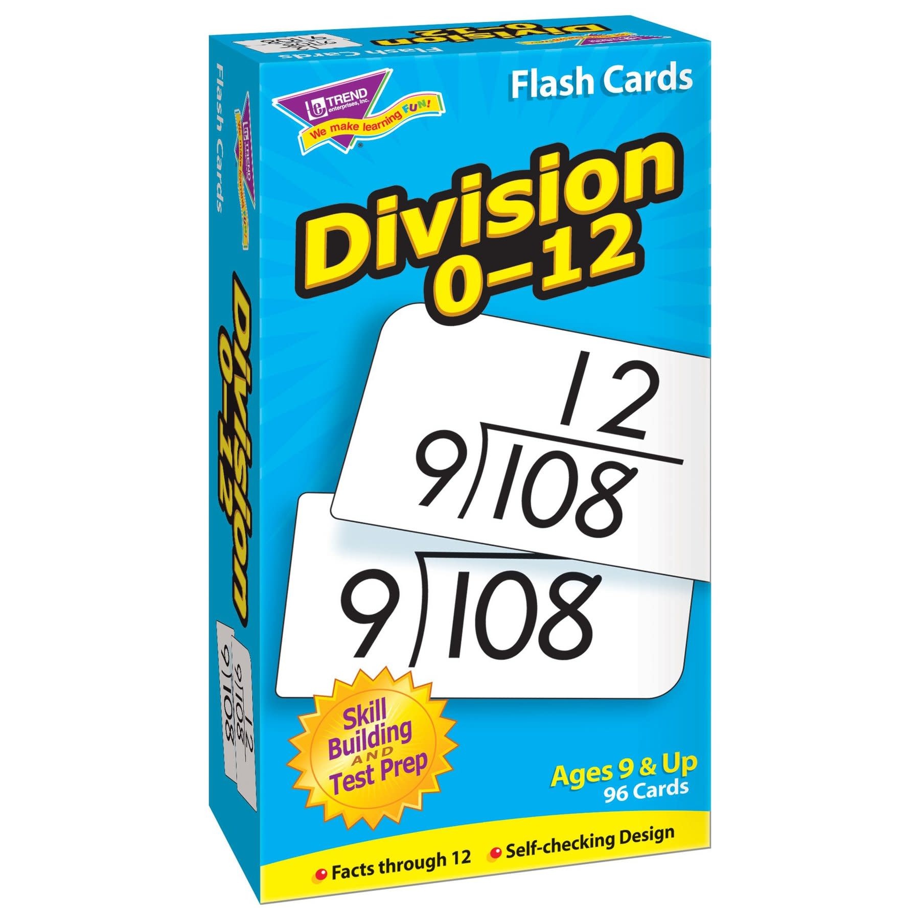 FLASH CARD: DIVISION 0-12 - Creative Kids