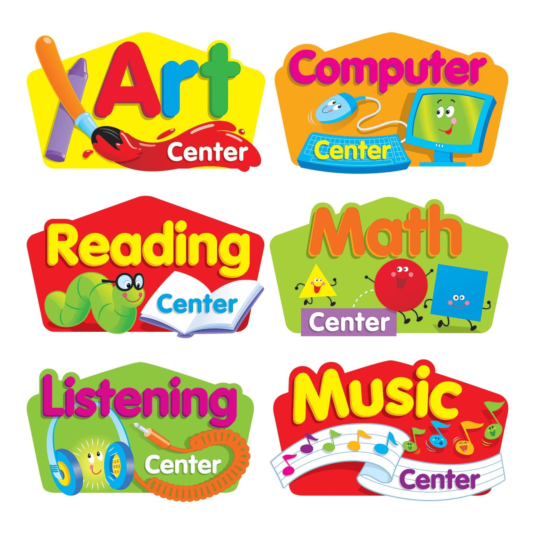 Teachers Friend Mini Bulletin Board Set Primary Center Signs