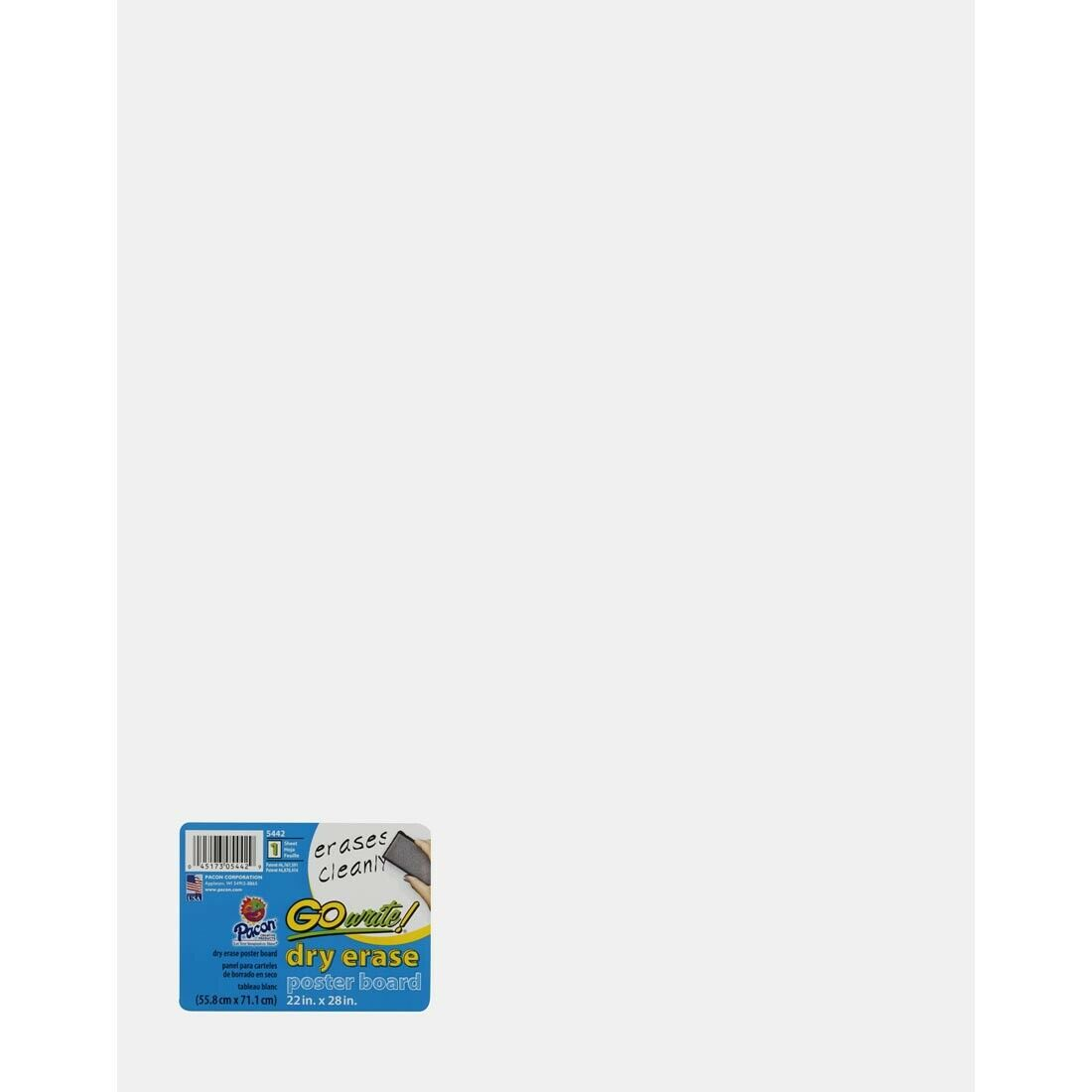 DRY ERASE POSTER BOARD 22"x28" - Creative Kids