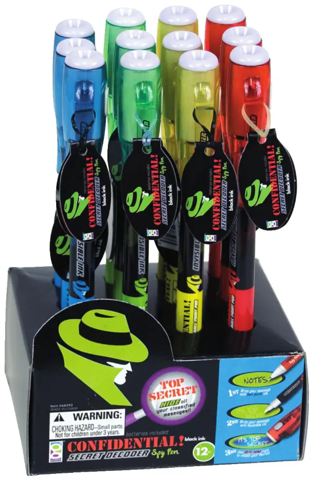 SECRET DECODER SPY PEN - Creative Kids
