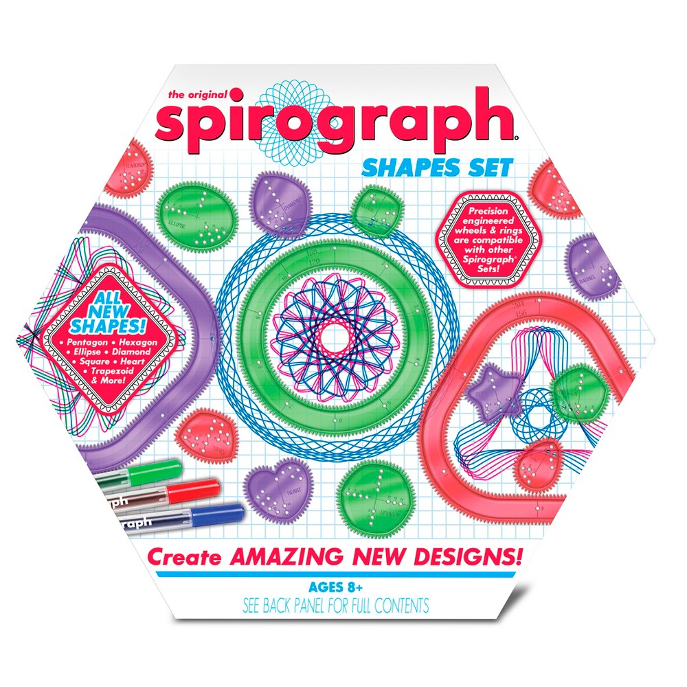SPIROGRAPH SHAPES SET - Creative Kids