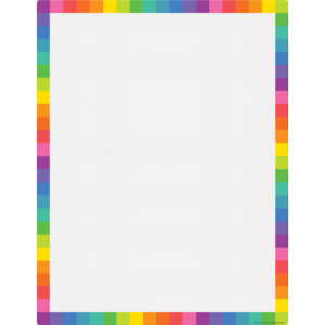 DRY ERASE POSTER: BLANK -COLORFUL - Creative Kids