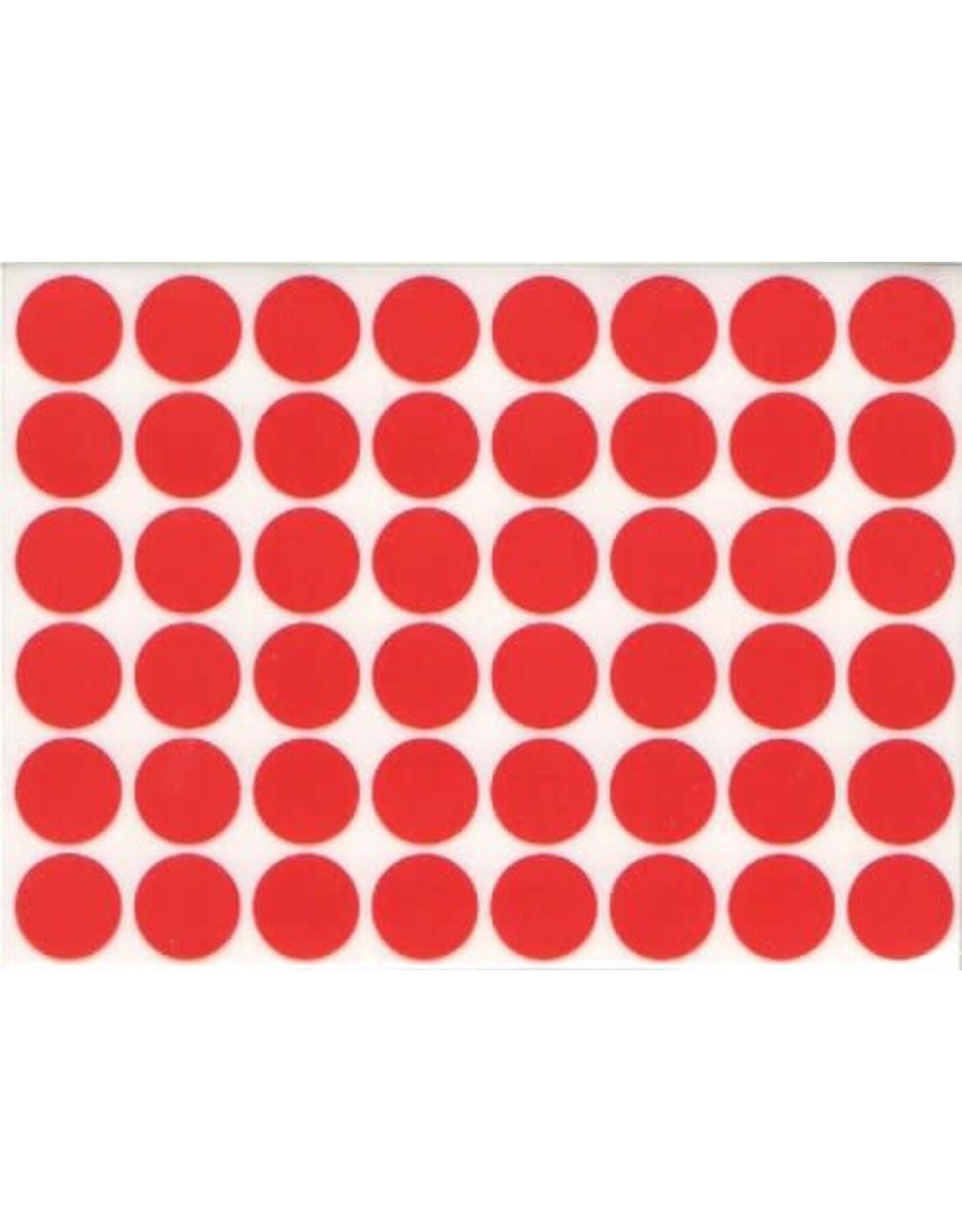 COLOR CODING STICKER: ¾", ROUND RED - Creative Kids