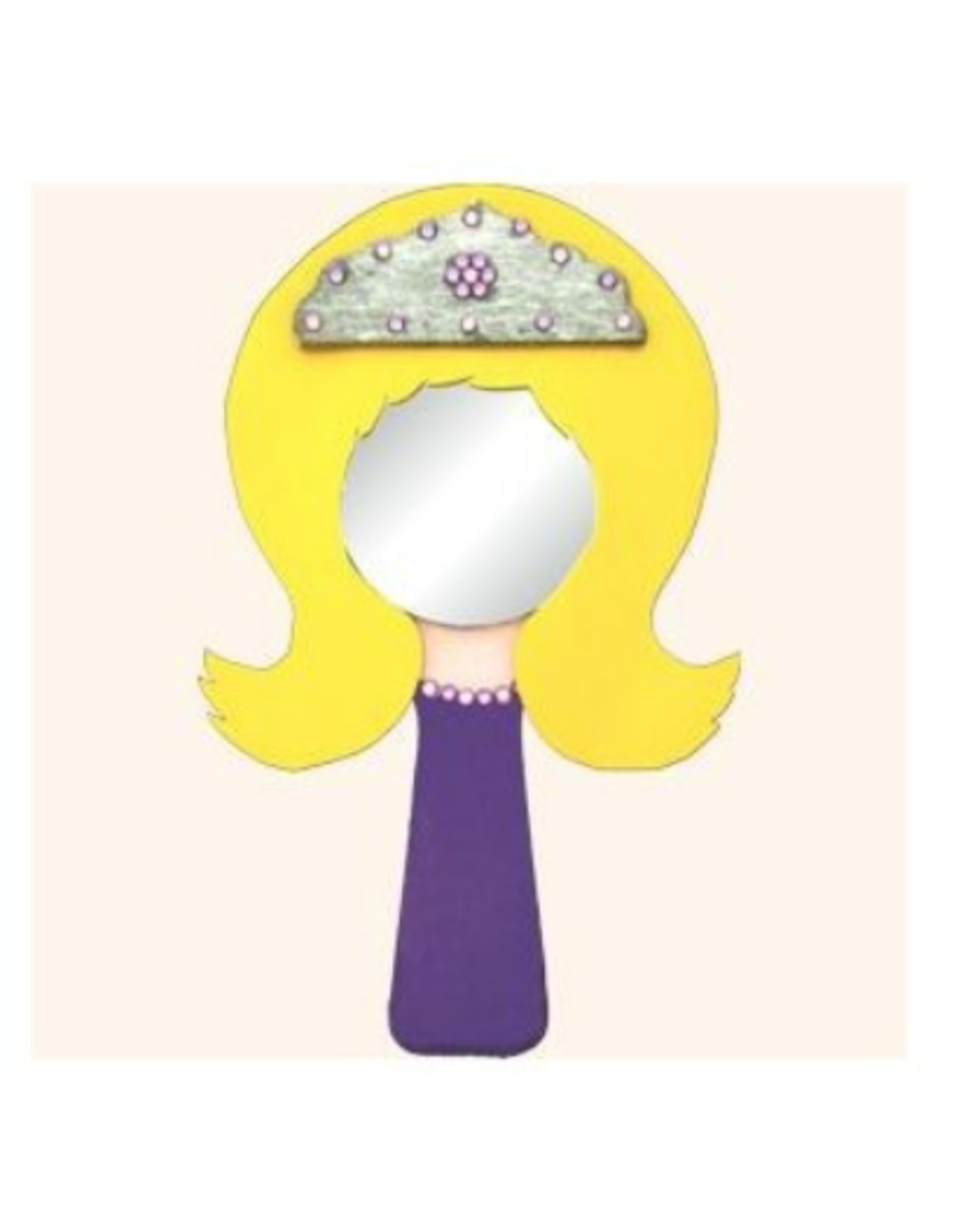 PRINCESS HAND HELD MIRROR KIT 12pc - Creative Kids
