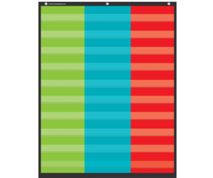 THREE COLUMN POCKET CHART - Creative Kids