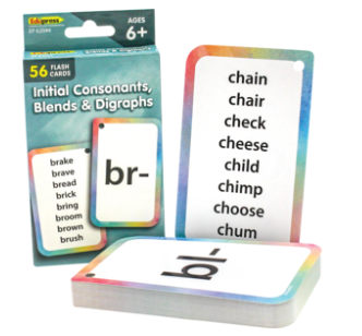 FLASH CARDS: CONSONANTS BLENDS AND DIGRAPHS - Creative Kids
