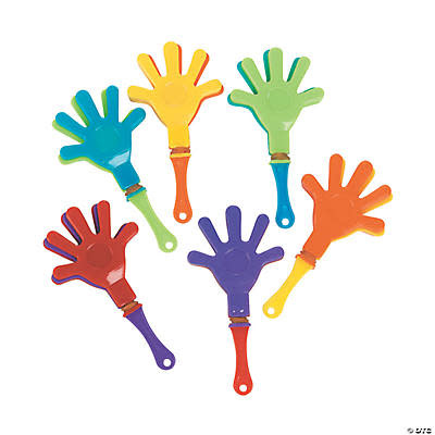 MINI CLAPPING HANDS 3½'' 48PCS - Creative Kids