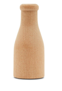 WOOD SHAPE: MINIATURE BOTTLE 2" - Creative Kids