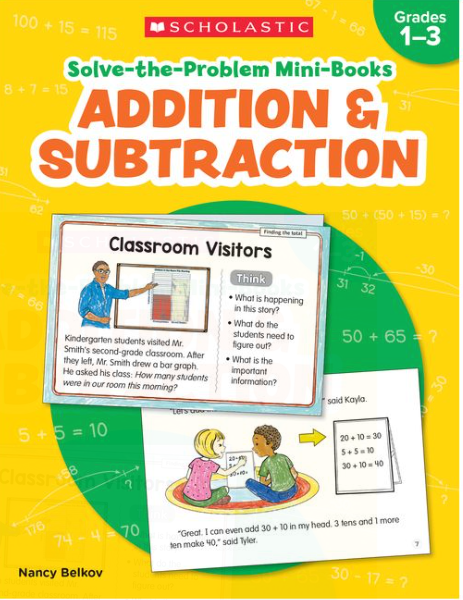 Solve The Problem Mini Book Addition and Subtraction Gr 1-3 - Creative Kids