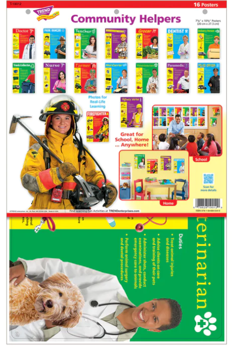 Learning Set Community Helpers 16pc - Creative Kids