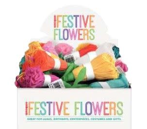 FIESTA FLOWER-TISSUE W/ STEM - Creative Kids