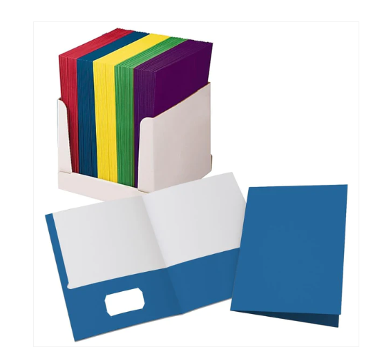 2 Pocket Paper Folder 9"x11.5" - Creative Kids