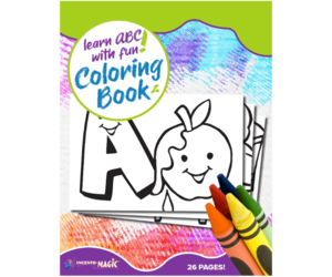 COLORING BOOK: ABC LARGE LETTERS - Creative Kids