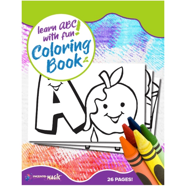 COLORING BOOK: ABC LARGE LETTERS - Creative Kids