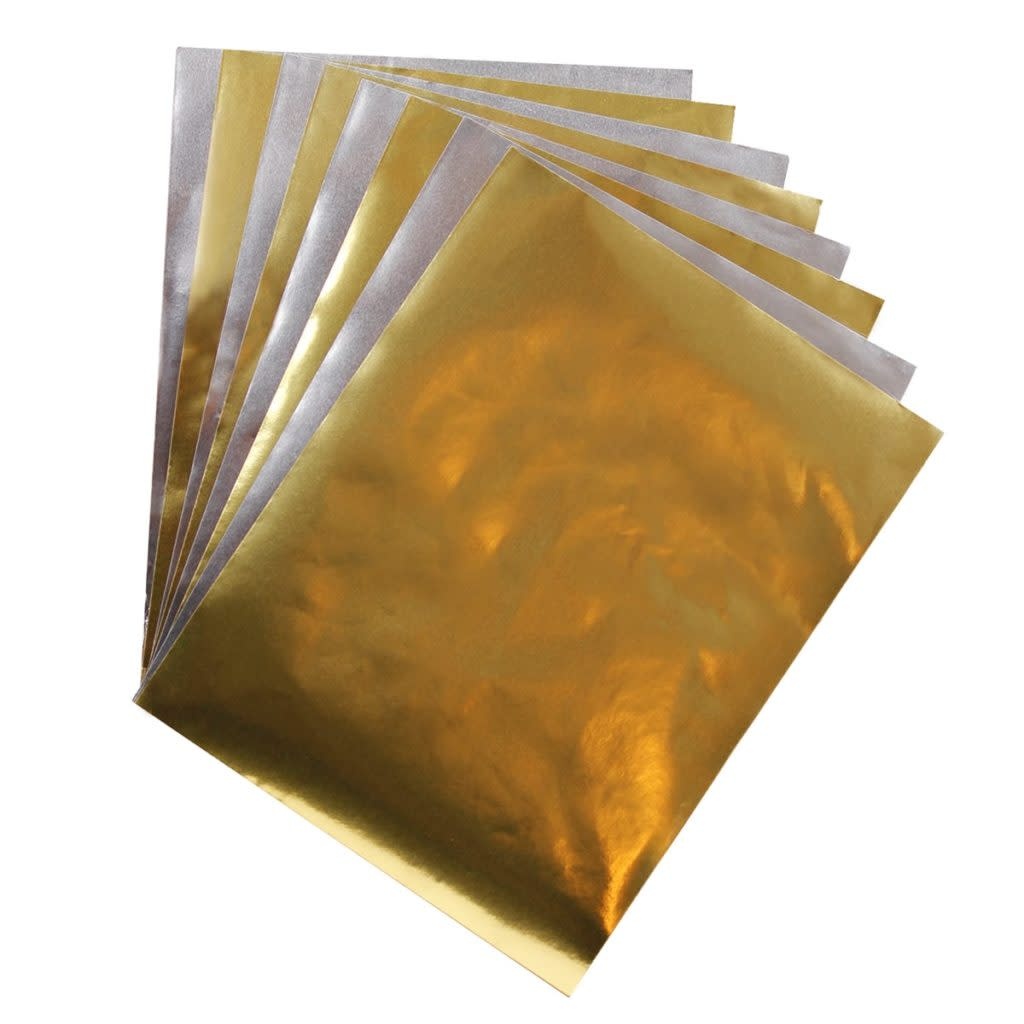 METALLIC PAPER: GOLD, SILVER - Creative Kids