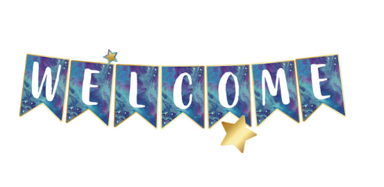 BULLETIN BOARD SET: GALAXY WELCOME - Creative Kids