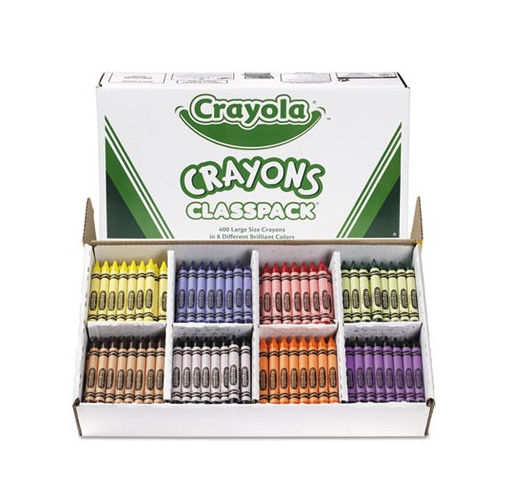 CRAYOLA CLASSPACK: JUMBO CRAYON 200 PACK 8 COLORS - Creative Kids
