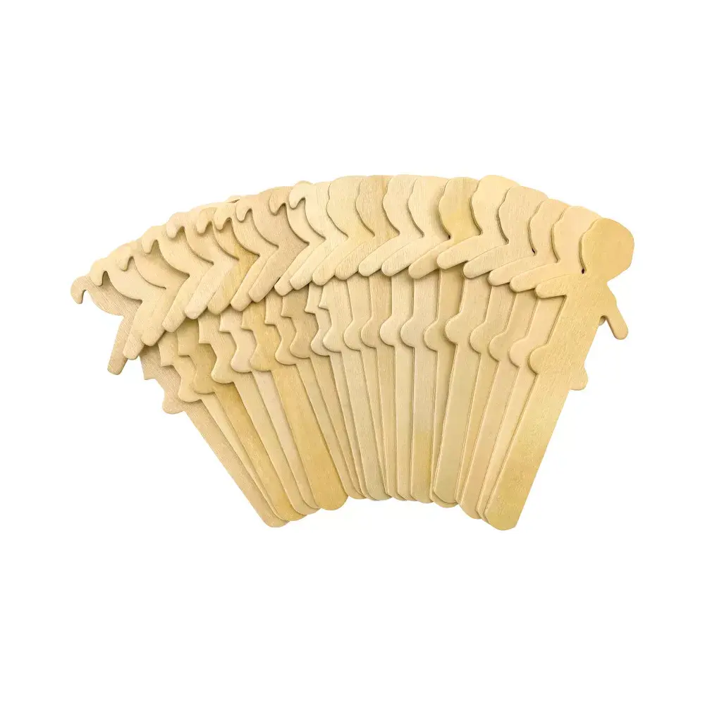 STEM BASICS PEOPLE SHAPED CRAFT STICKS 50 PACK - Creative Kids
