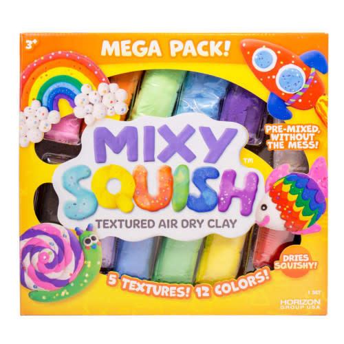 MIXY SQUISH AIR DRY CLAY MEGA PACK - Creative Kids