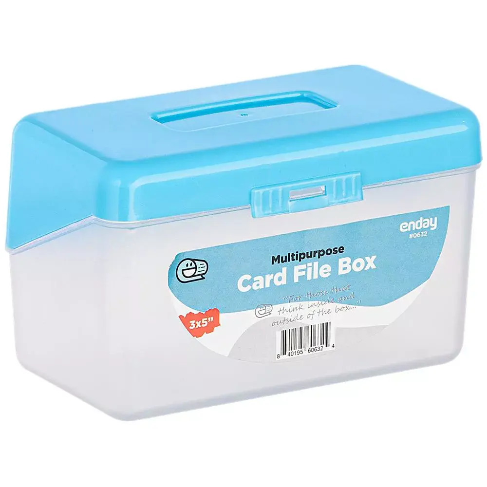 INDEX CARD FILE BOX 3"x5" - Creative Kids