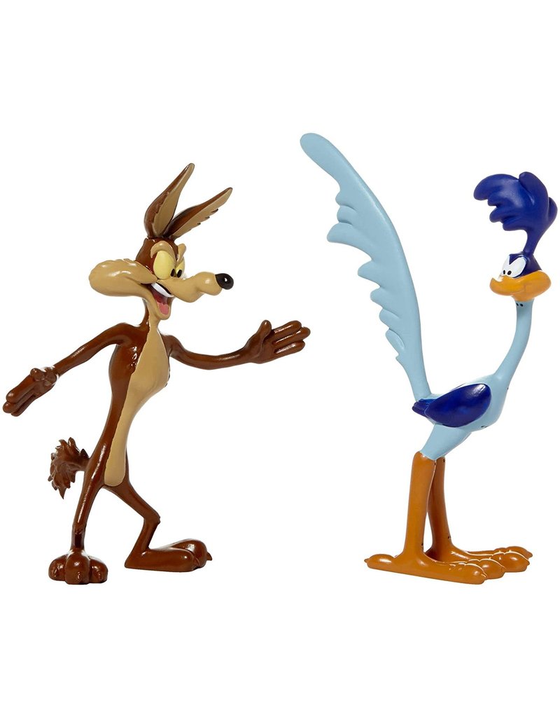 Wile. E Coyote & Road Runner Bendable Figures 4.5" - Stage Nine ...