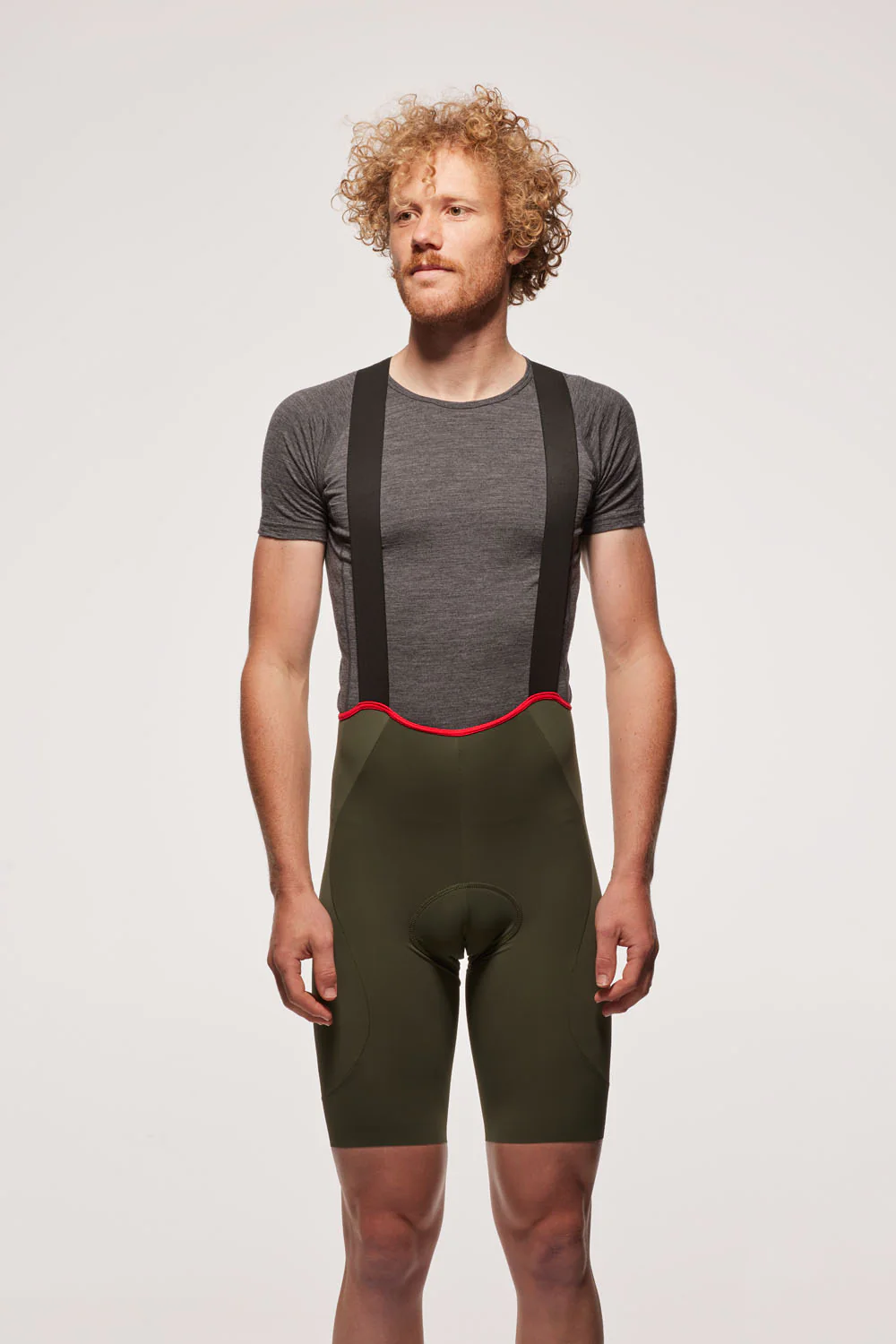 IRIS Men's Bib Shorts - Olive - Broad Street Cycles