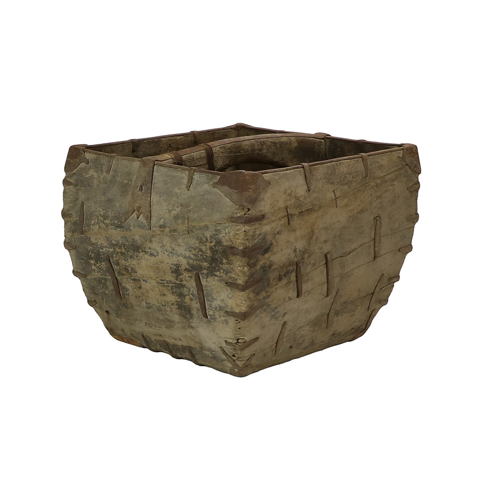 Chinese Rice Container with Handle - barebirch
