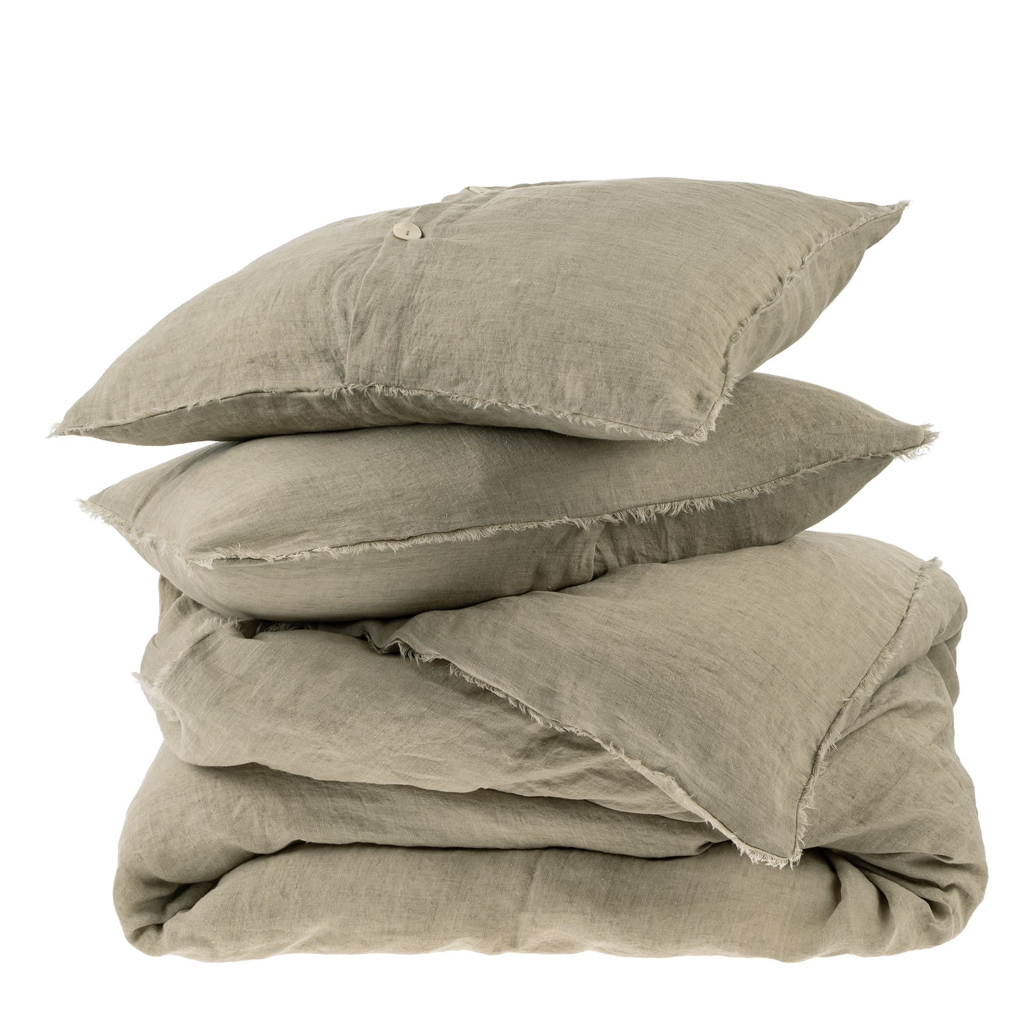 Lina Linen Duvet Set - barebirch