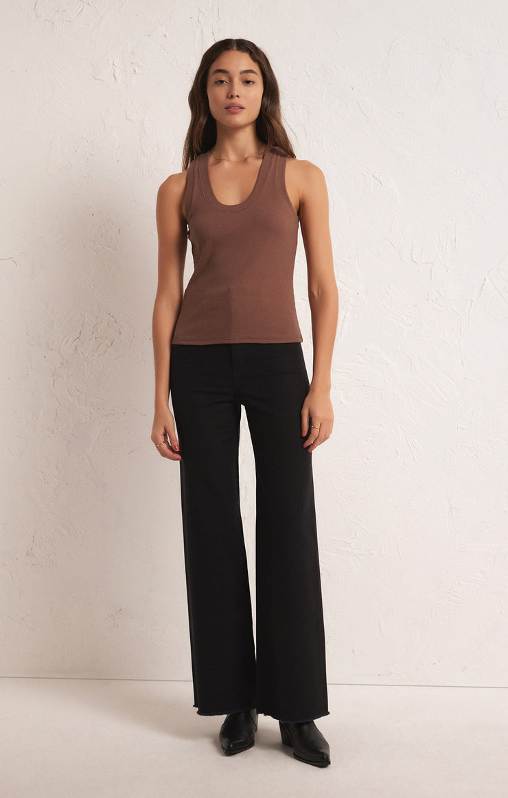 The Sirena Rib Tank - Crown & Fox Boutique