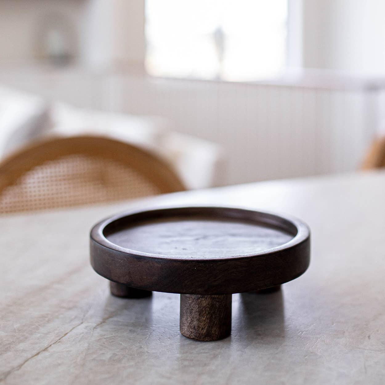 Hand Turned Mango Wood Riser - Crown & Fox Boutique