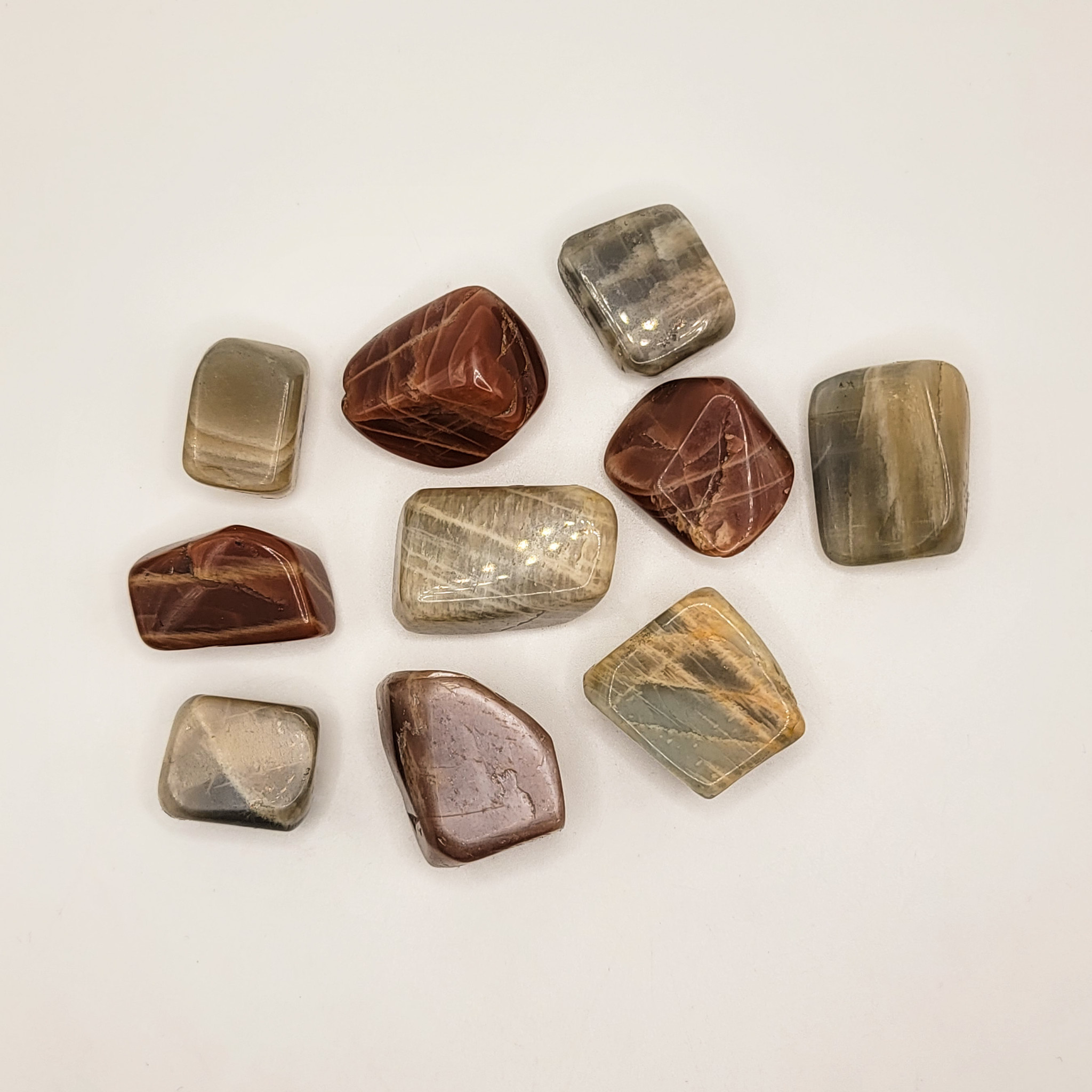 Large tumbled moonstone - It's About Rocks