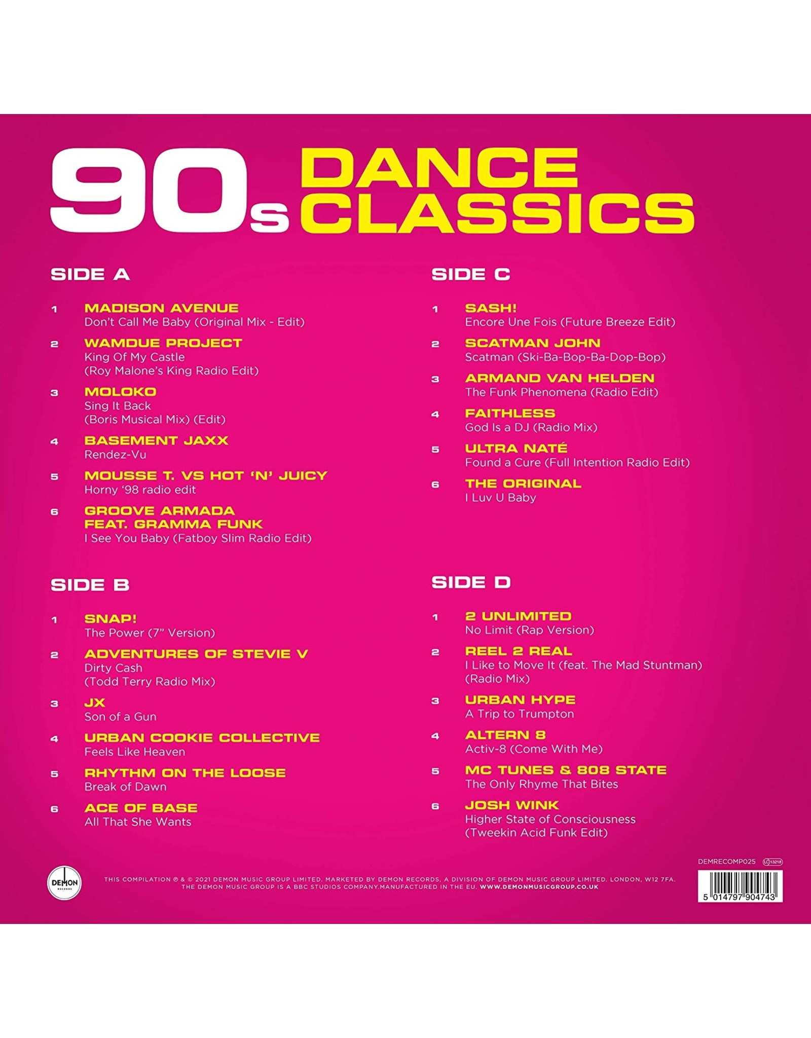 Kriegsgefangener Uhr Ausdr cklich 90s Dance Classics Radio Stra e Not