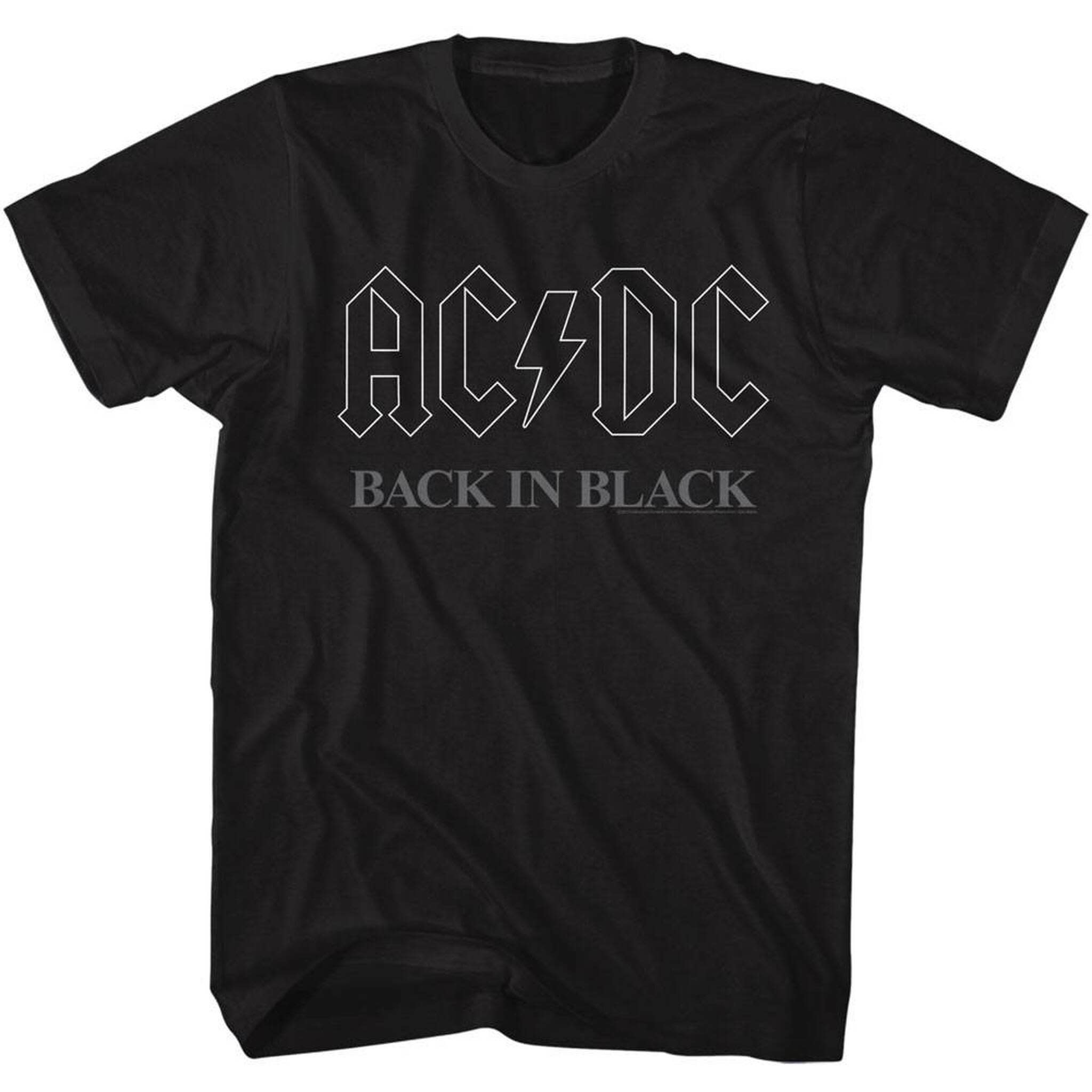 AC/DC - Back in Black Logo T-Shirt - Pop Music