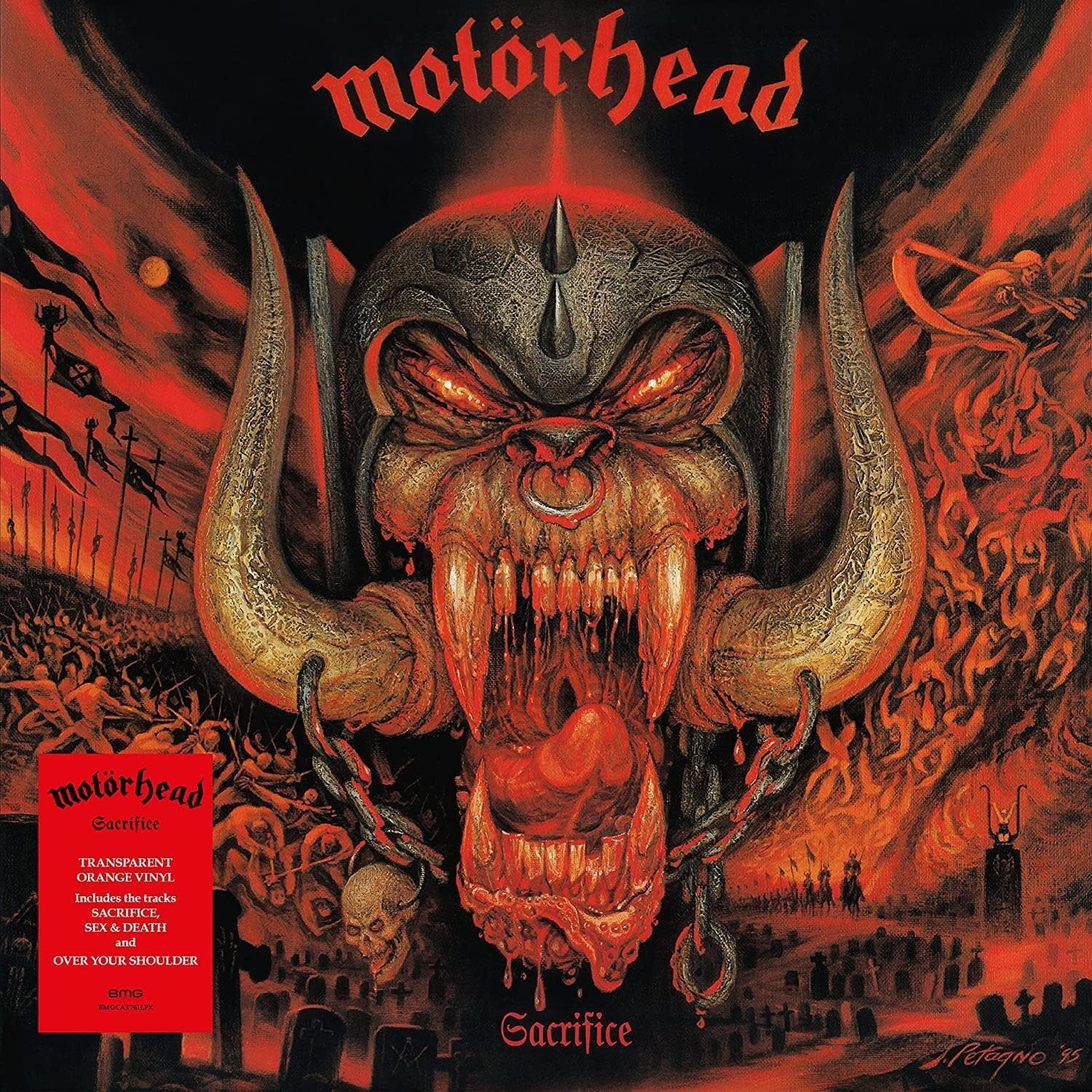 Motorhead - Sacrifice (Transparent Orange Vinyl) - Pop Music