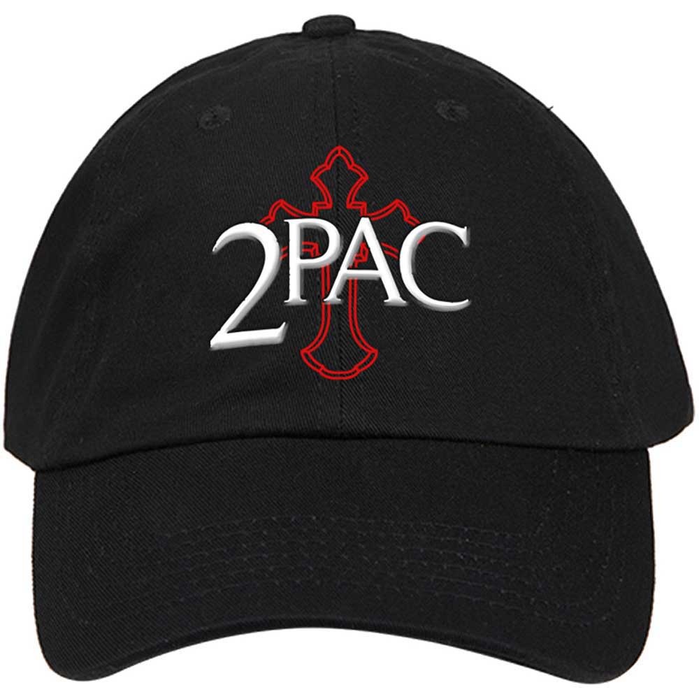 2Pac - Cross Logo Baseball Hat - Pop Music