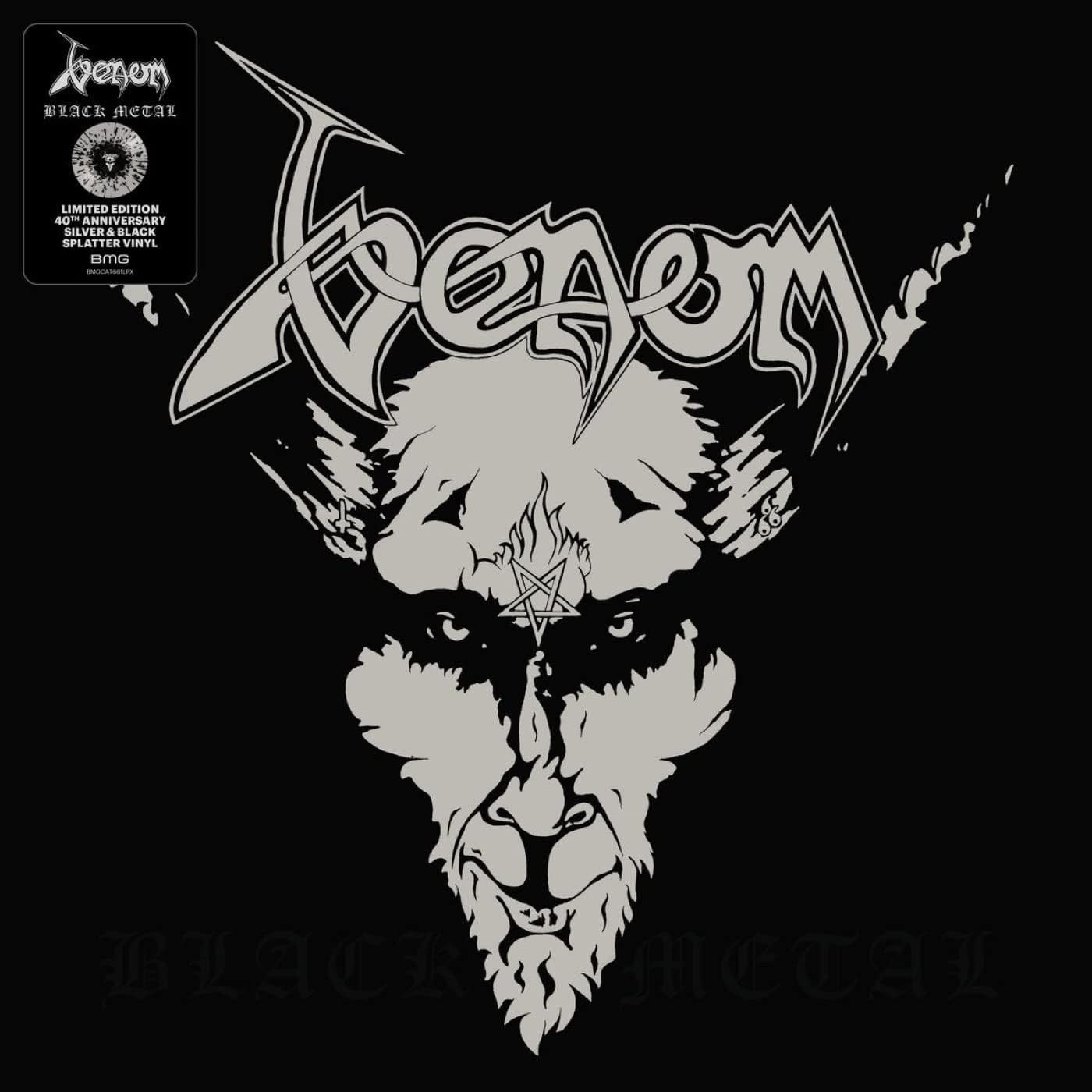 Venom - Black Metal (Exclusive Silver / Black Splatter Vinyl) - Pop Music