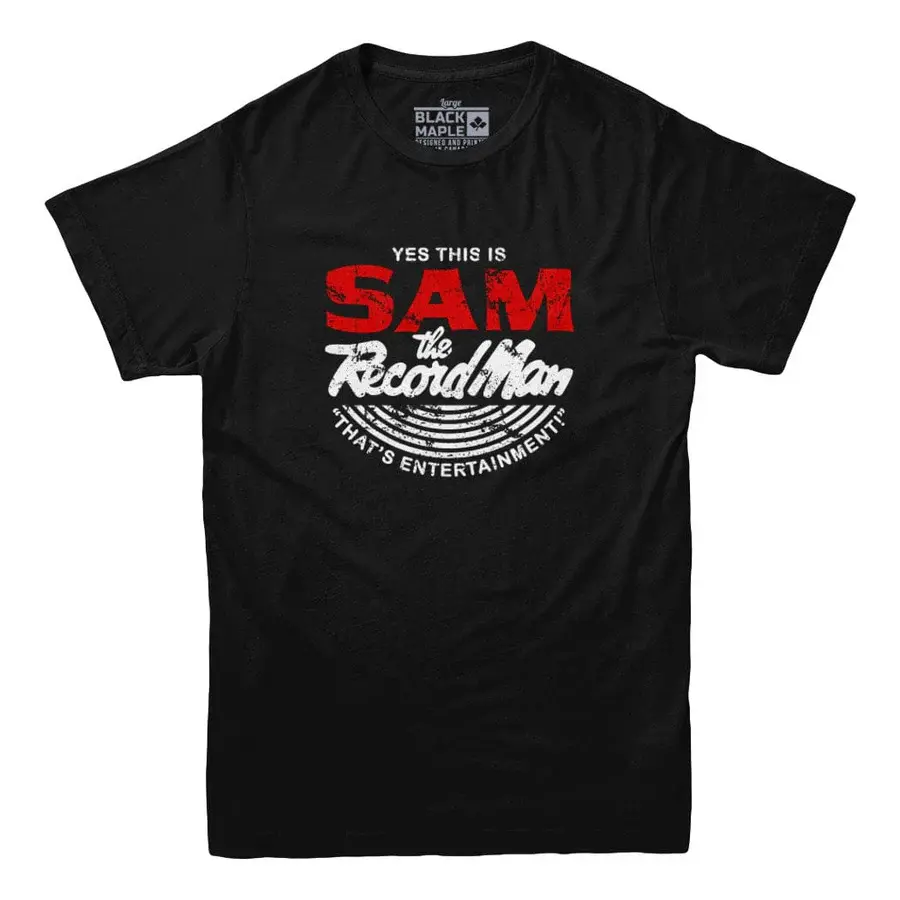 Sam The Record Man - Classic Logo T-Shirt - Pop Music