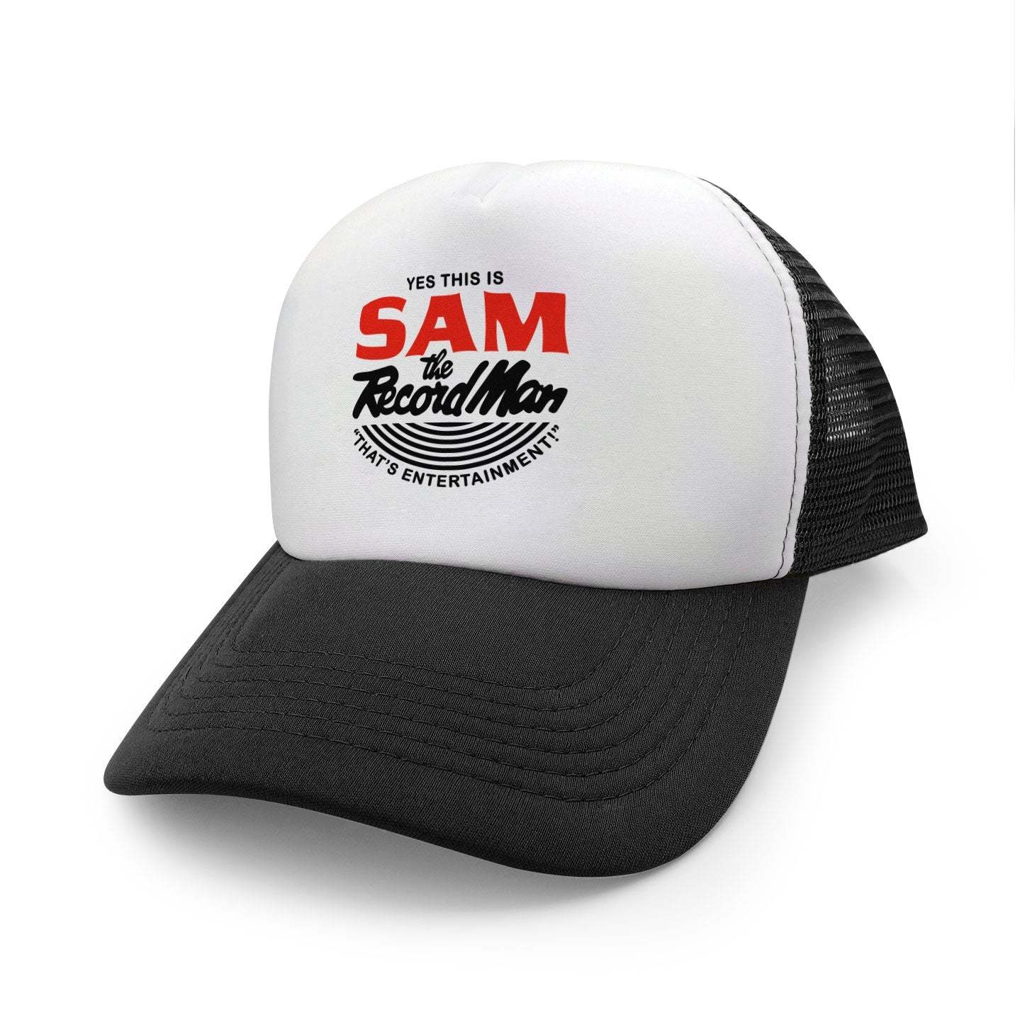 Sam The Record Man - Classic Logo Retro Foam Trucker Cap - Pop Music