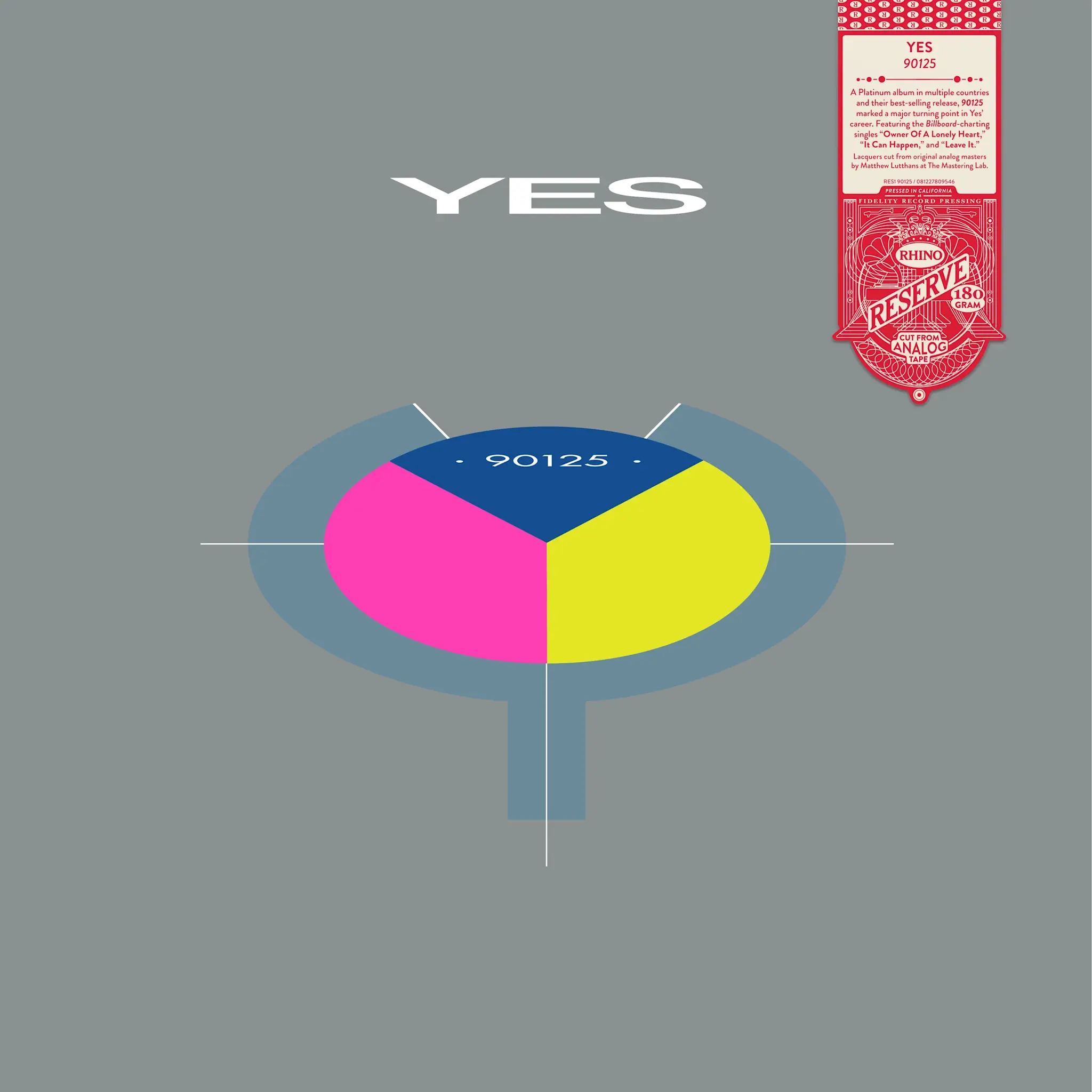 Yes - 90125 (Rocktober 2025) [Rhino Reserve] (Vinyl) - Pop Music