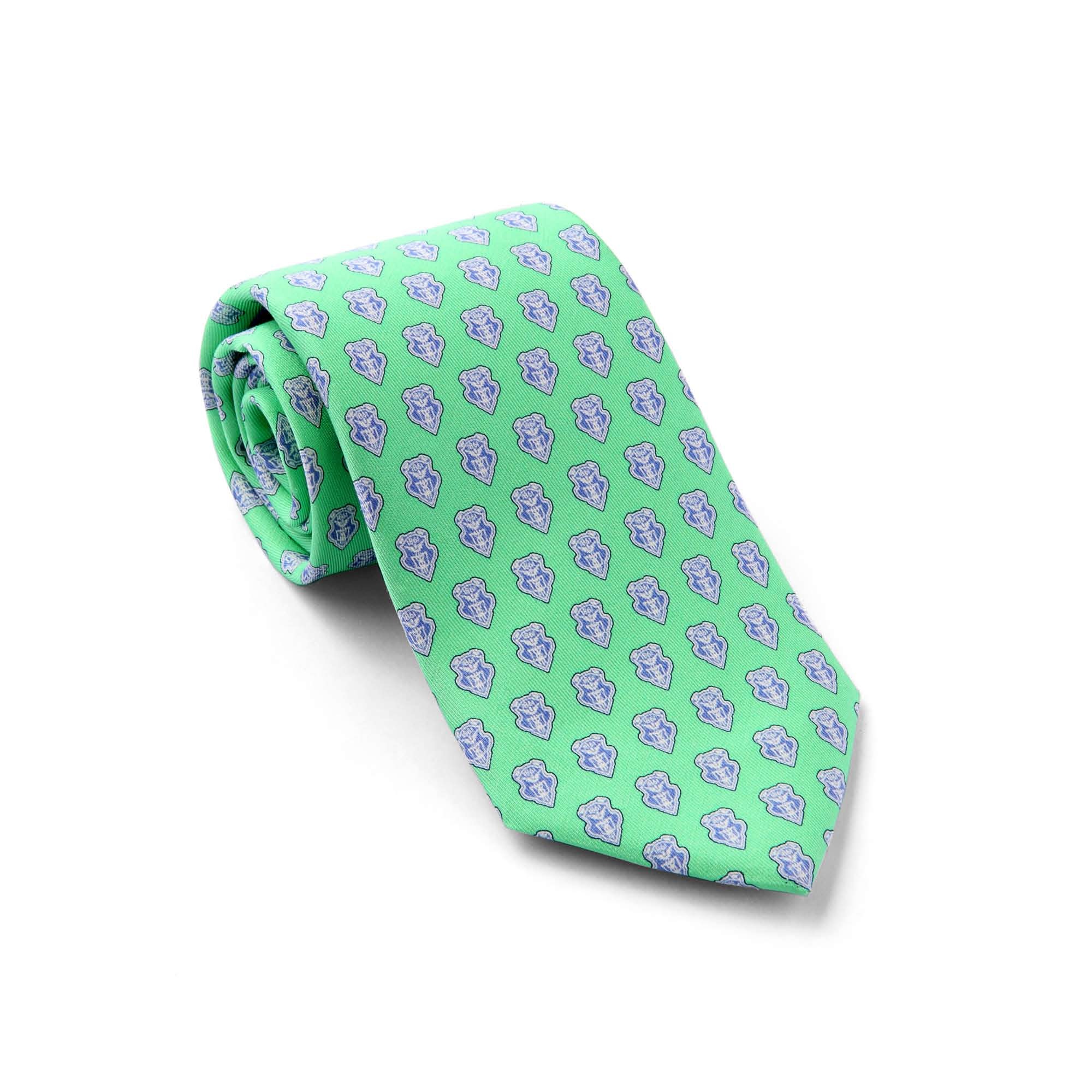 Pingry Tie-with Shield - The Bear Pause