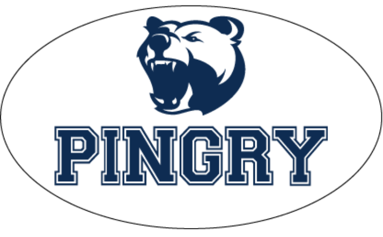 Pingry Car Magnet w/bear - The Bear Pause
