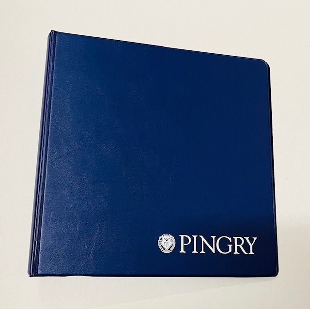 Pingry binder-1.5"-Navy - The Bear Pause