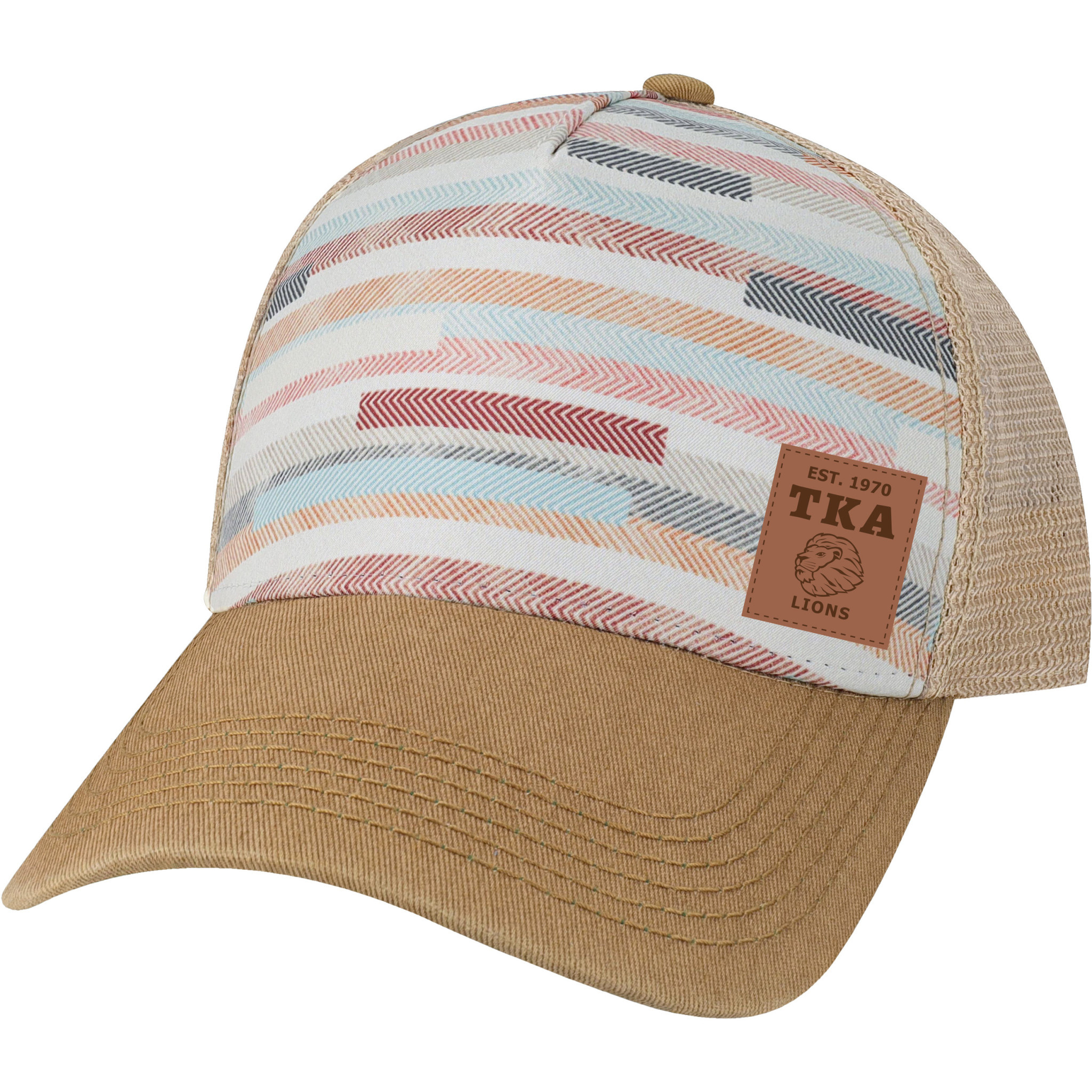 Legacy 2023 Legacy Hat - Fabric Stripes Trucker/Light Brown - The King ...