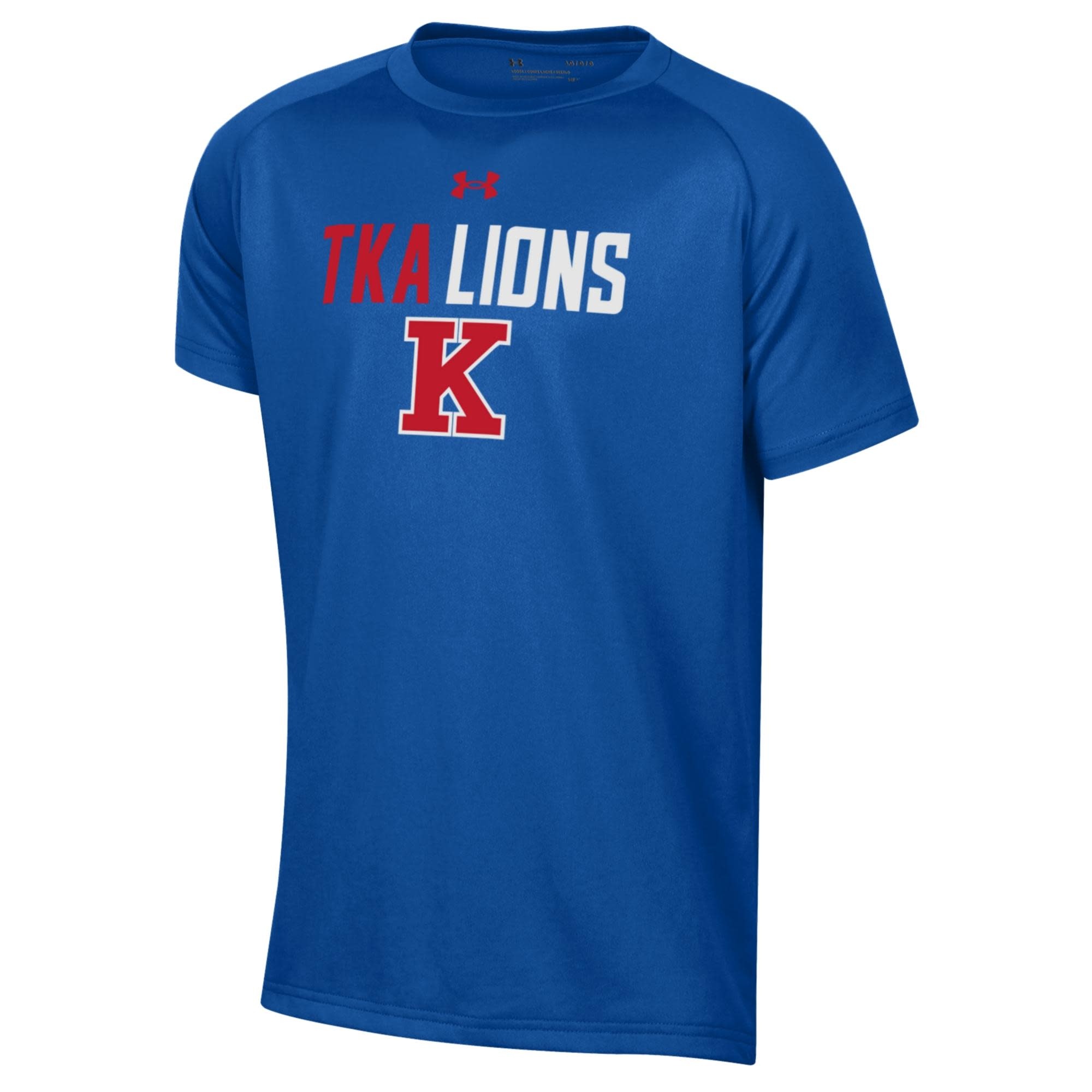 Under Armour 2024 UA - TKA Red-LIONS White / Youth Royal SS Tee - The ...