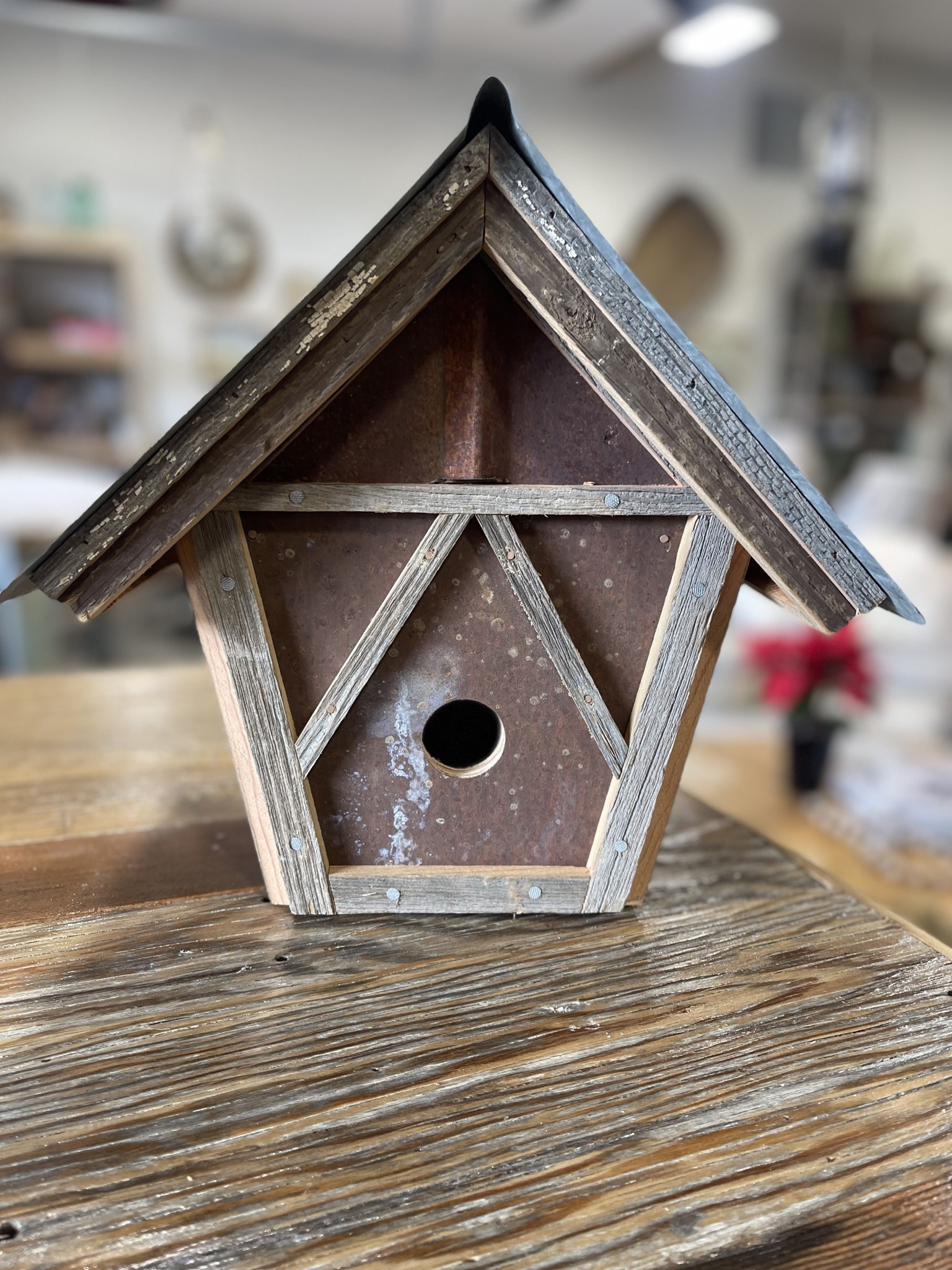 Small Rustic Custom Bird House #1 - Beljar Home
